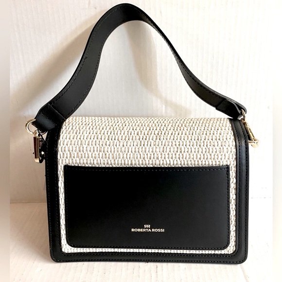 Roberta Rossi | Bags | Nwt Roberta Rossi Made In Italy Bag With Woven ...